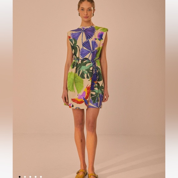 FARM Rio | Dresses | Farm Rio Sand Macaw Jungle Organic Cotton Tshirt ...